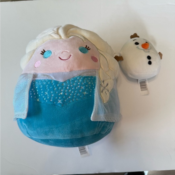 Squishmallows | Toys | Nwt Squishmallow X Disney Elsa And Olaf ...